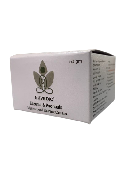 Nuvedic- Eczema & Psoriasis Vijaya Leaf Extract Cream 50gm – CannaMeds India